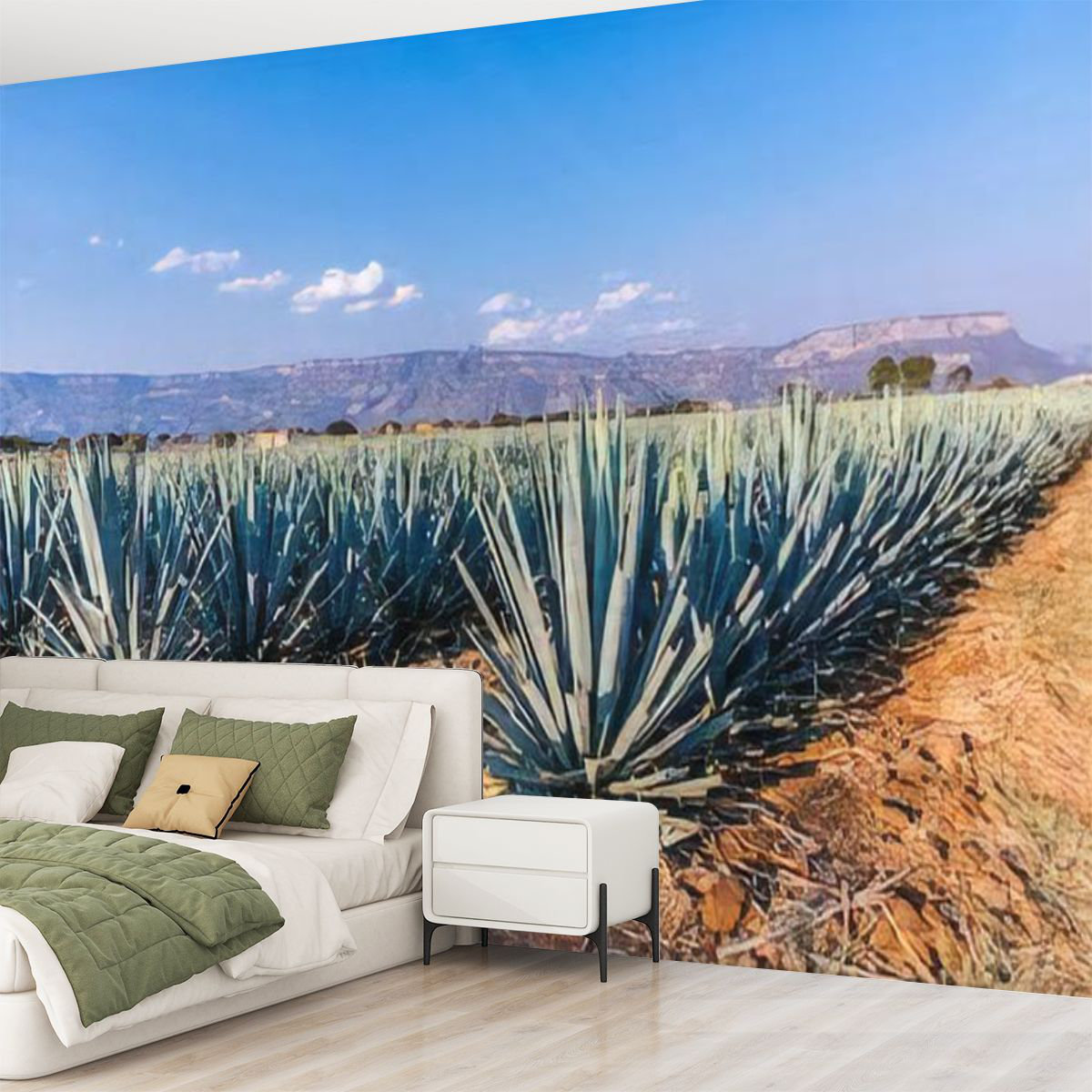 Latitude Run® Peel and Stick Canvas Wallpaper Wall Mural Landscape ...