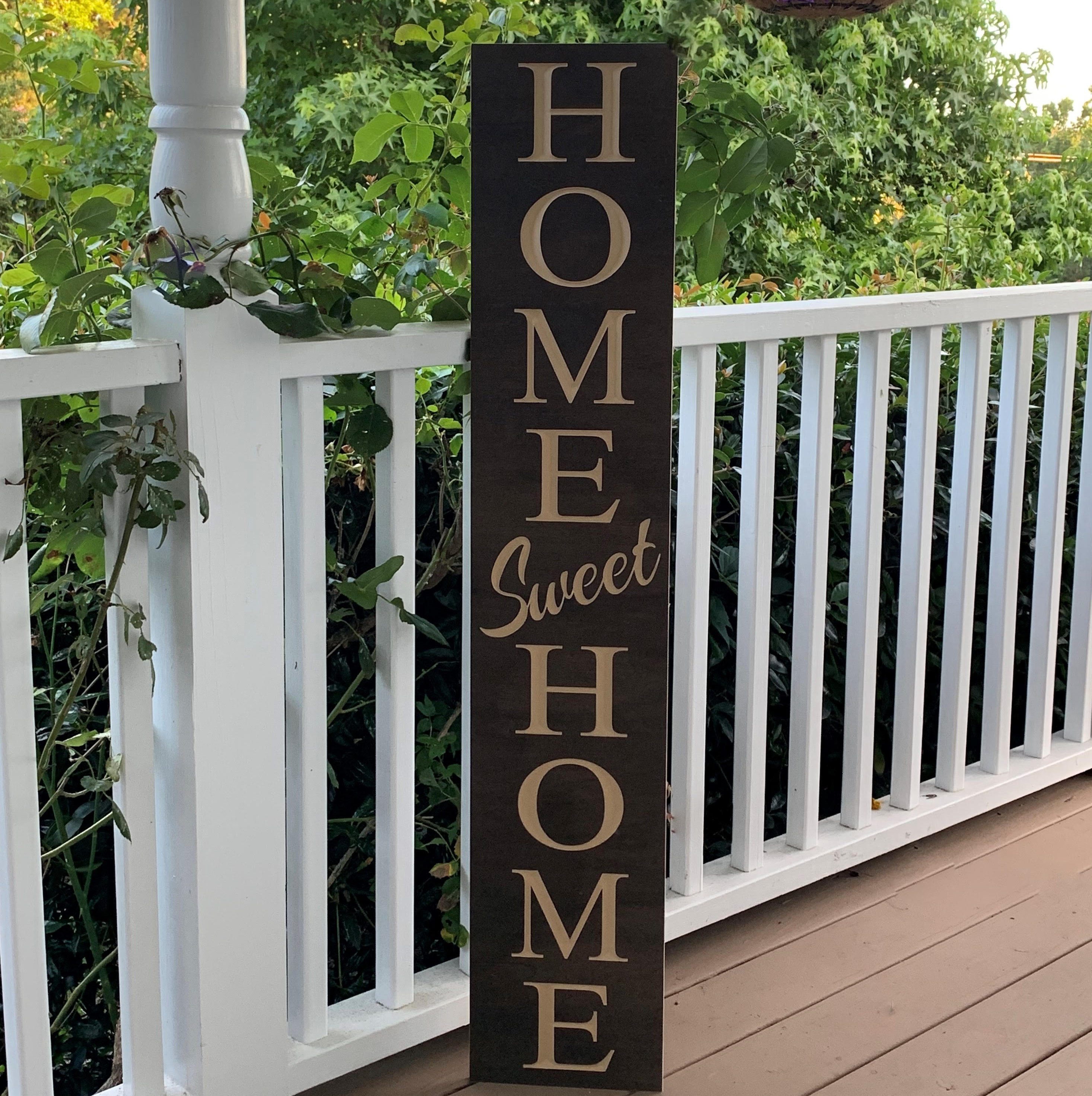 Gracie Oaks Saylorville Home Sweet Home Welcome Sign & Reviews | Wayfair