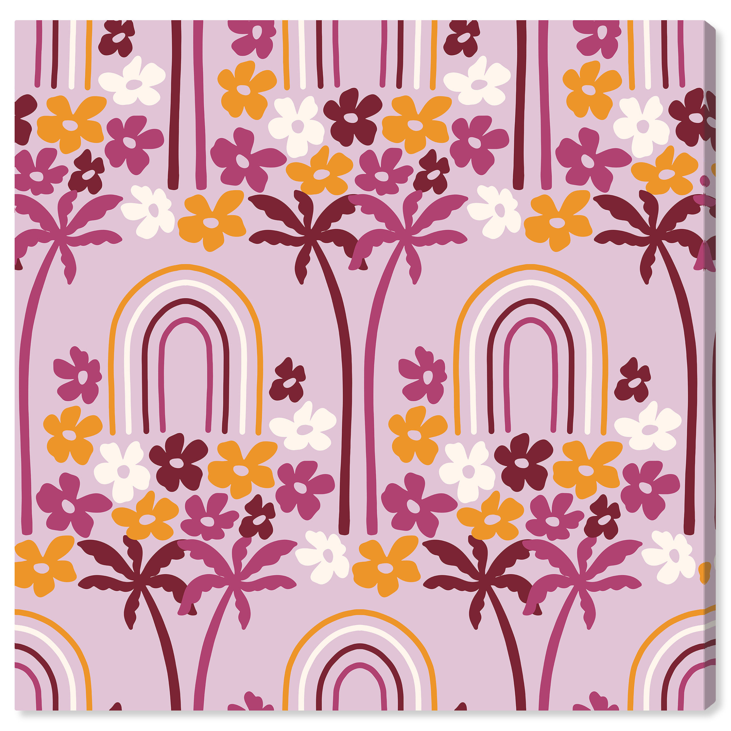 Winston Porter Floral Yard Invention On Canvas by Wynwood Studio Print ...