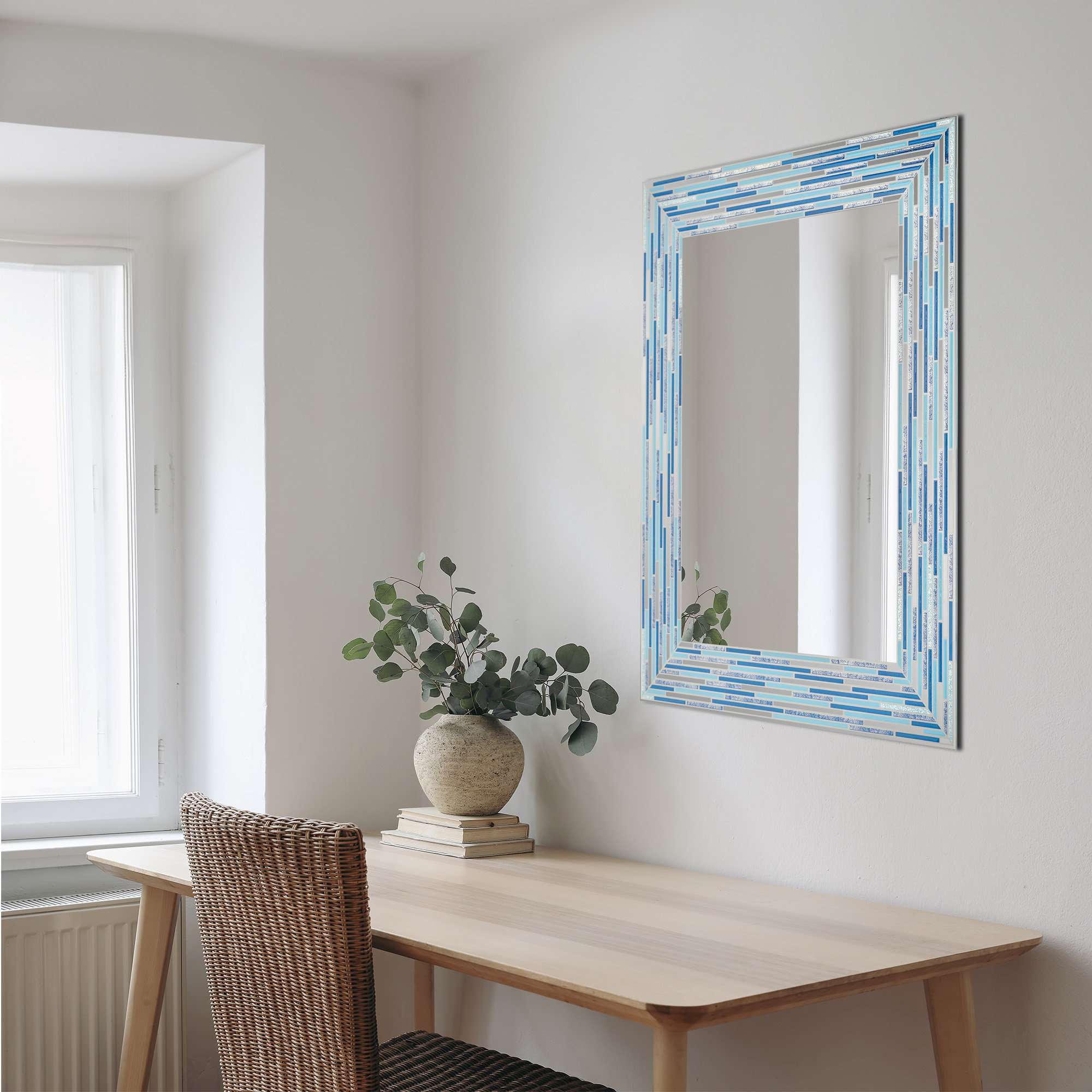 Dovecove Ashong MDF Rectangle Wall Mirror | Wayfair