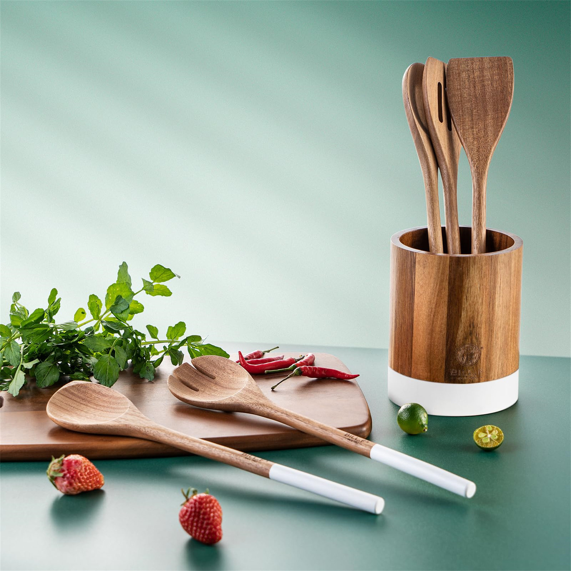 Chengdu Menghejia Technology Co., Ltd. Beech Wooden Cooking Utensil Set ...