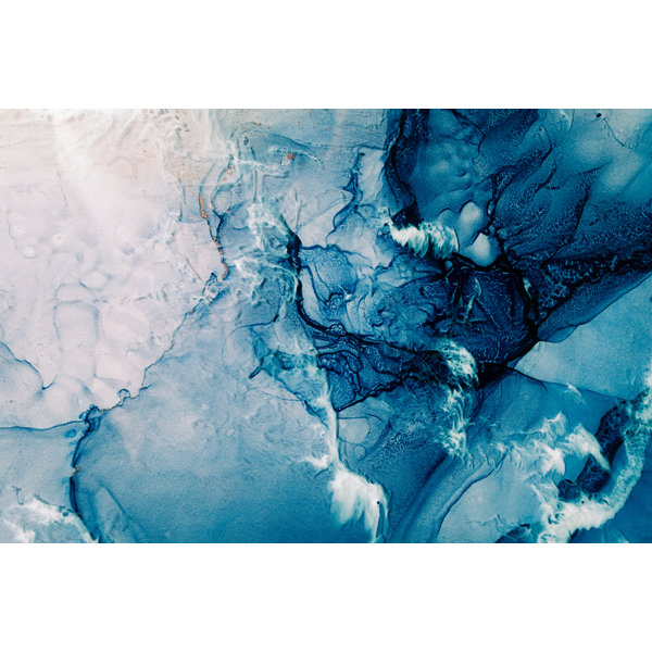 Wrought Studio™ Edgette Frozen Water On Canvas by Golubovy Graphic Art ...