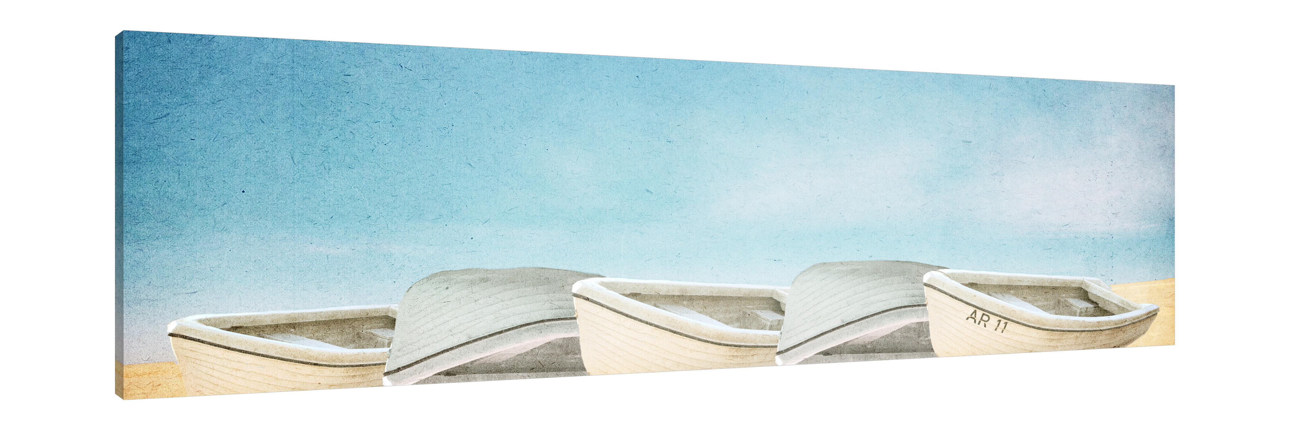 Jaxson Rea Beached Row by Kimberly Allen - Wrapped Canvas Painting ...