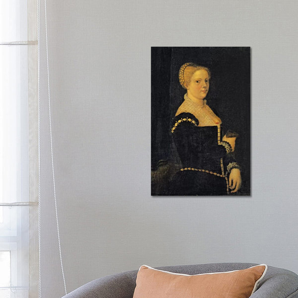 Rosalind Wheeler Self Portrait Of The Artist by La Tintoretta - Wrapped ...