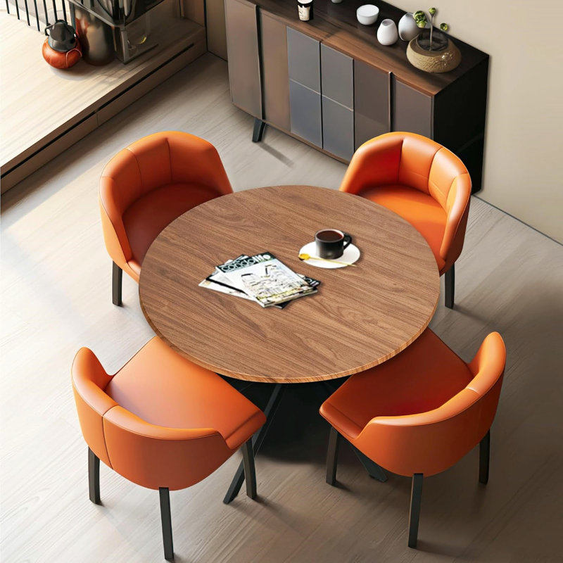 17 Stories Janessa Round 38.6'' Dining Table | Wayfair