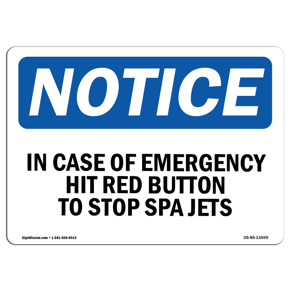 SignMission In Case of Emergency Hit Red Button to Stop Sign | Wayfair