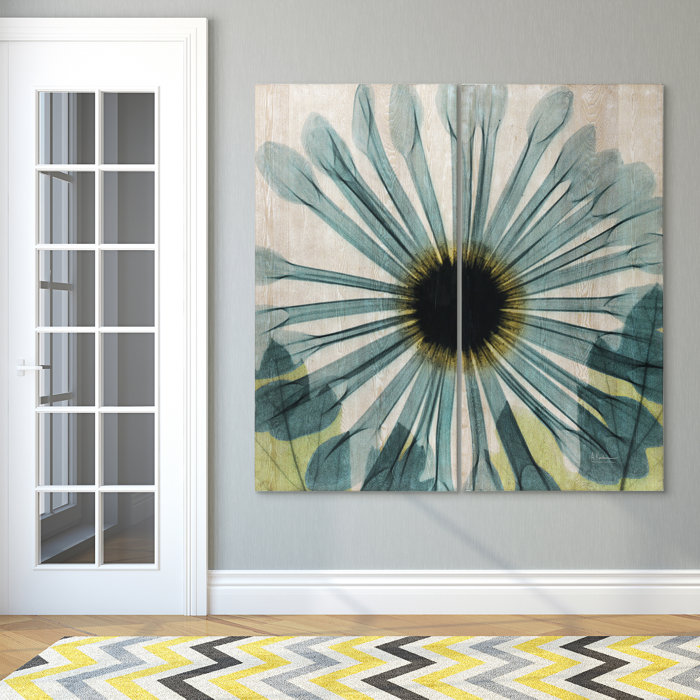 Gracie Oaks " Wild Flower " by Albert Koetsier 2 - Pieces on Wood | Wayfair