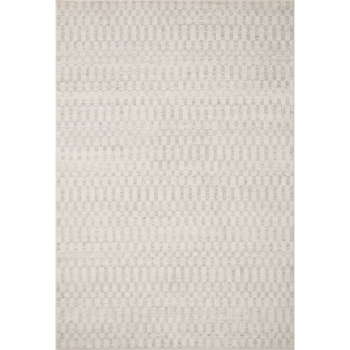 Foundry Select Ramsley Performance Ivory/Gray Rug | Wayfair