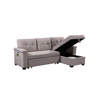 Latitude Run® 84" Sectional With Reversible Chaise, And Cell Phone ...