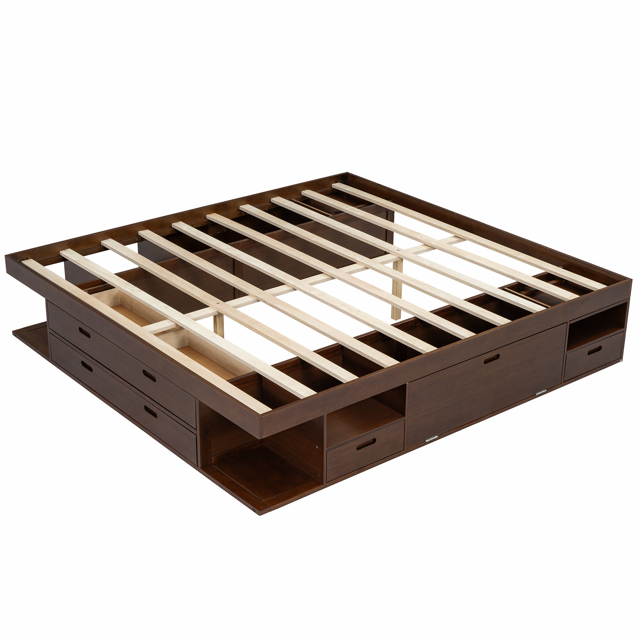 Lark Manor™ Versatile Storage Platform Bed Frame with Multiple ...