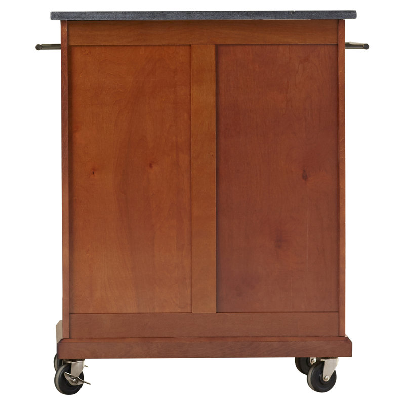 Three Posts™ Hedon Solid Wood Kitchen Cart & Reviews | Wayfair
