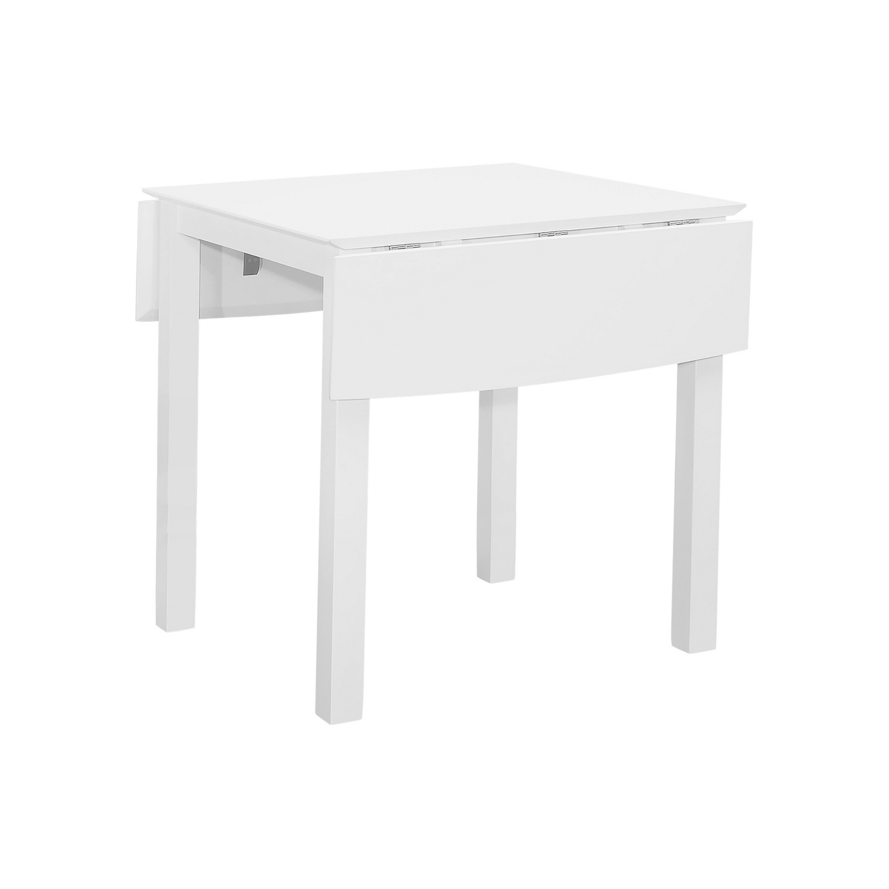 Benjara Rake Dining Table With Drop Leaf, 30-48 Inch Rectangular, Wood ...