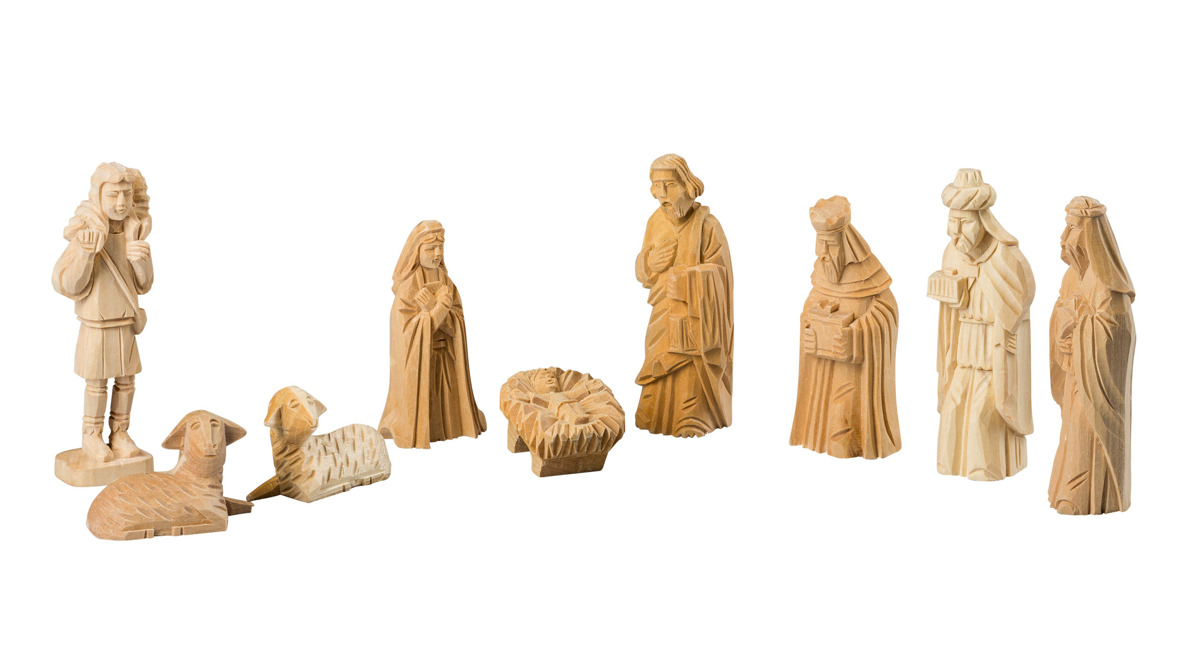 The Seasonal Aisle Nativity LED Figure Set | Wayfair.co.uk