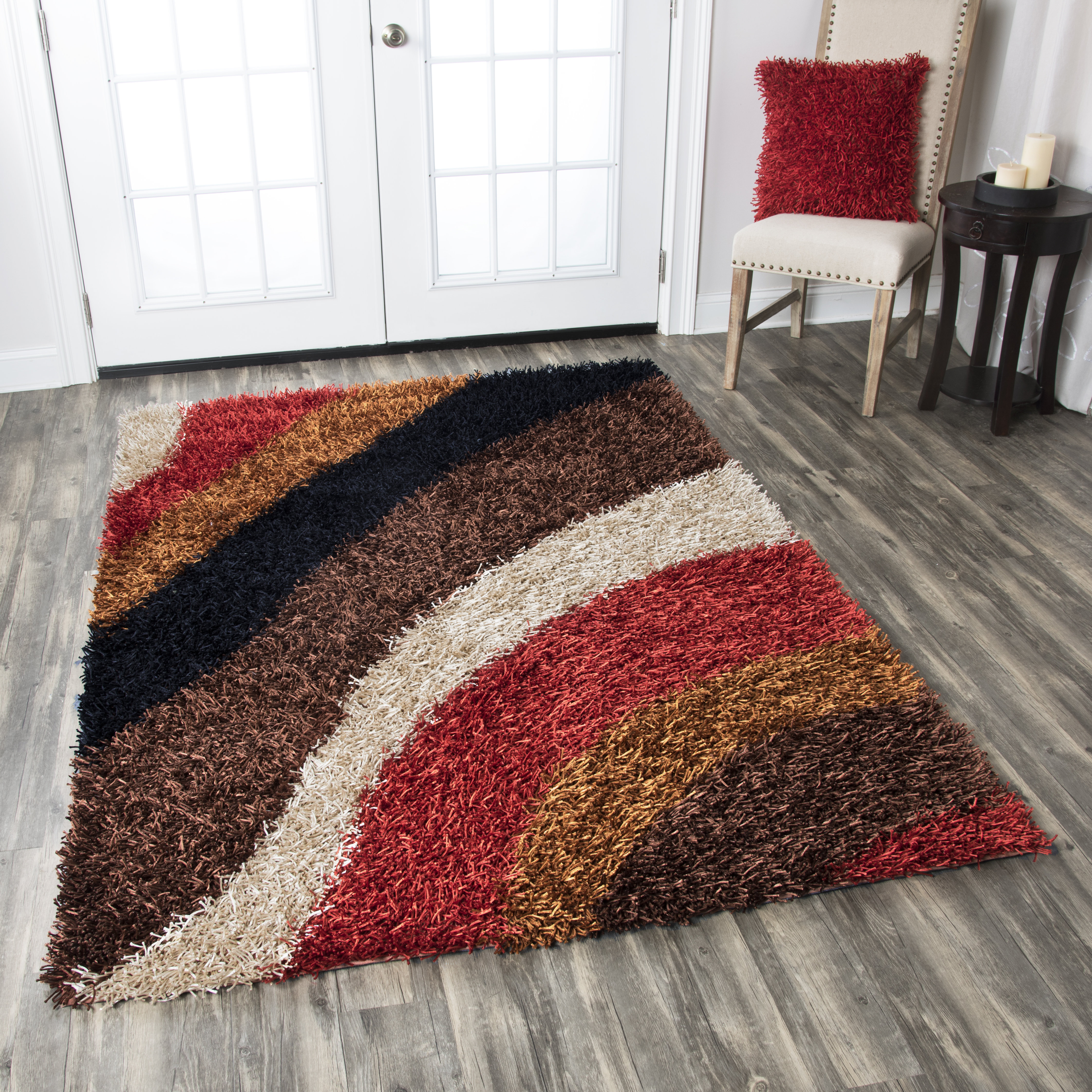 The Conestoga Trading Co. Hand-Tufted Brown/Red/Tan Area Rug & Reviews ...