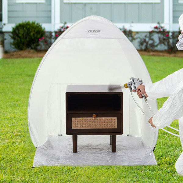 VEVOR Spray Paint Shelter Portable Spray Paint Tent Booth in Pop Up ...