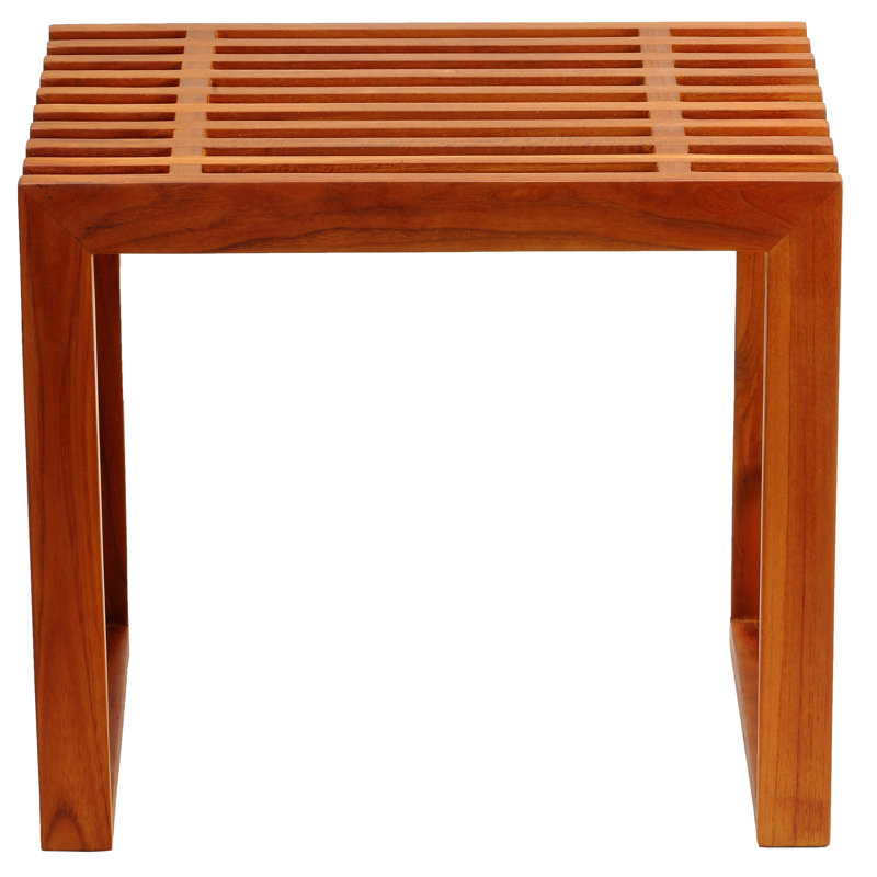 Breakwater Bay Oneridge Slotted Teak Side Table | Wayfair