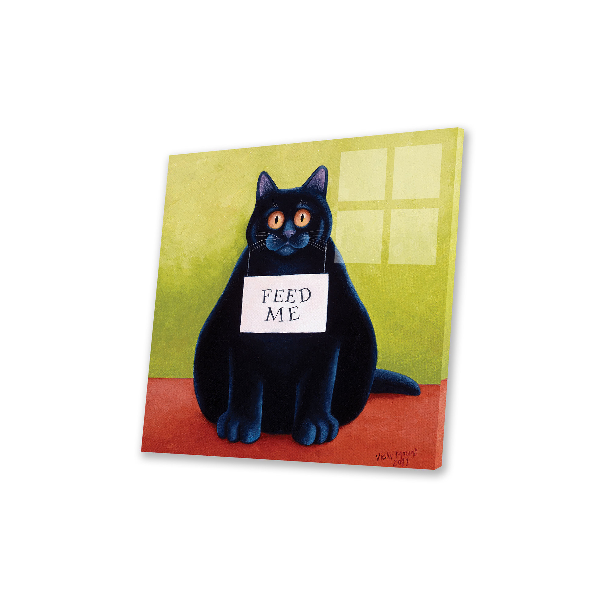 Red Barrel Studio® " Fat Cat " by Vicky Mount | Wayfair