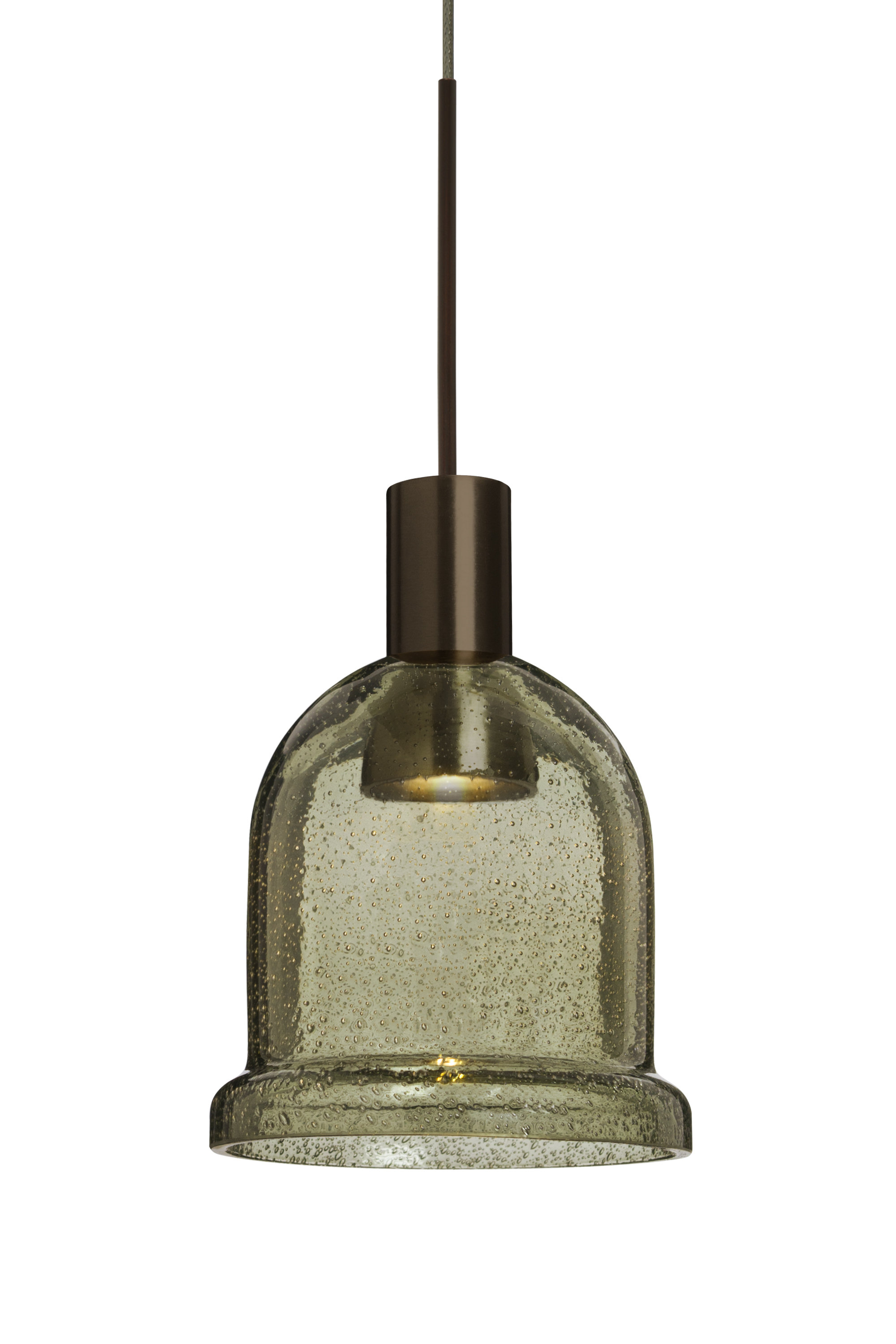 Highland Dunes Hannah 1 - Light Single Bell LED Pendant | Wayfair