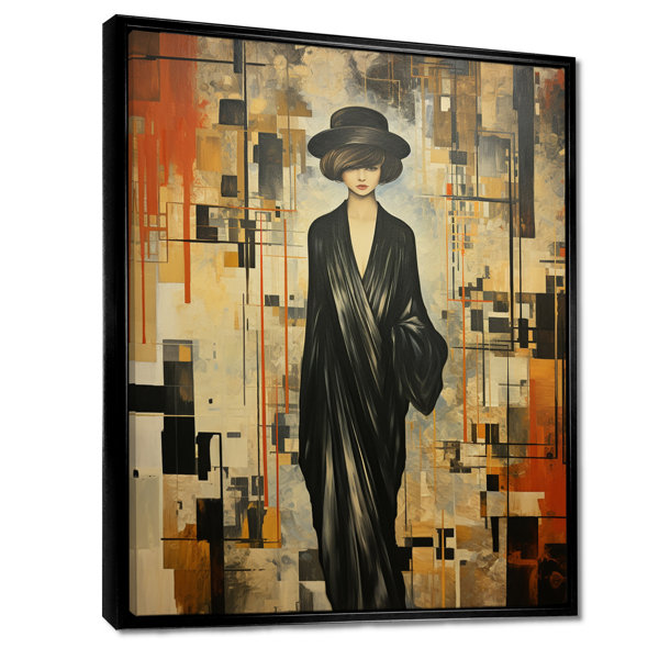 Mercer41 Vintage Collage Art Nouveau Woman - Fashion Woman Wall Art ...