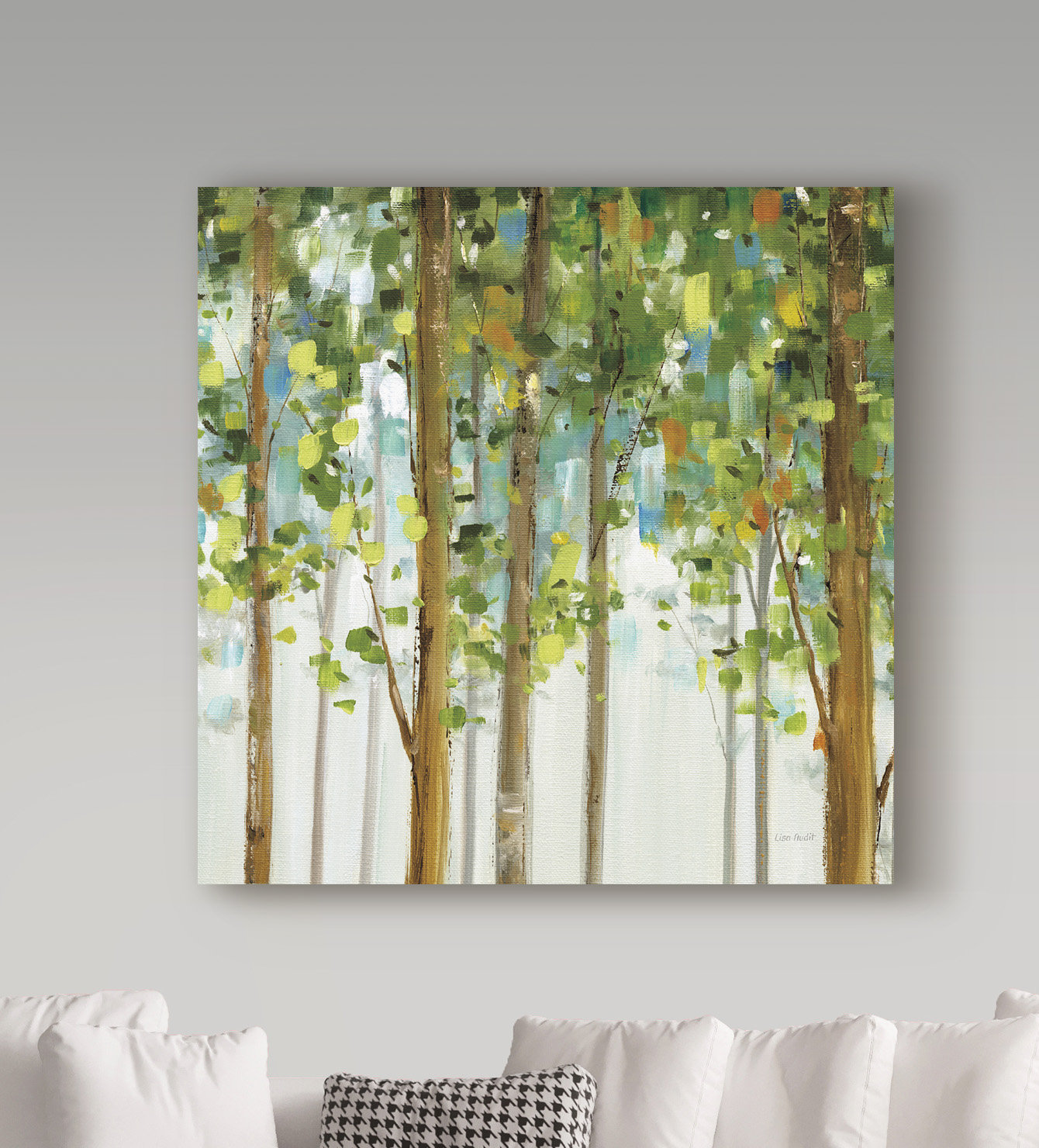 Millwood Pines 'Forest Study II' Acrylic Painting Print on Wrapped ...