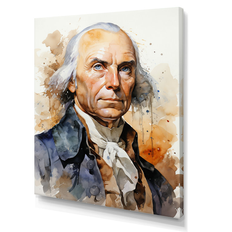 Darby Home Co James Madison Portrait On Canvas Print - Wayfair Canada
