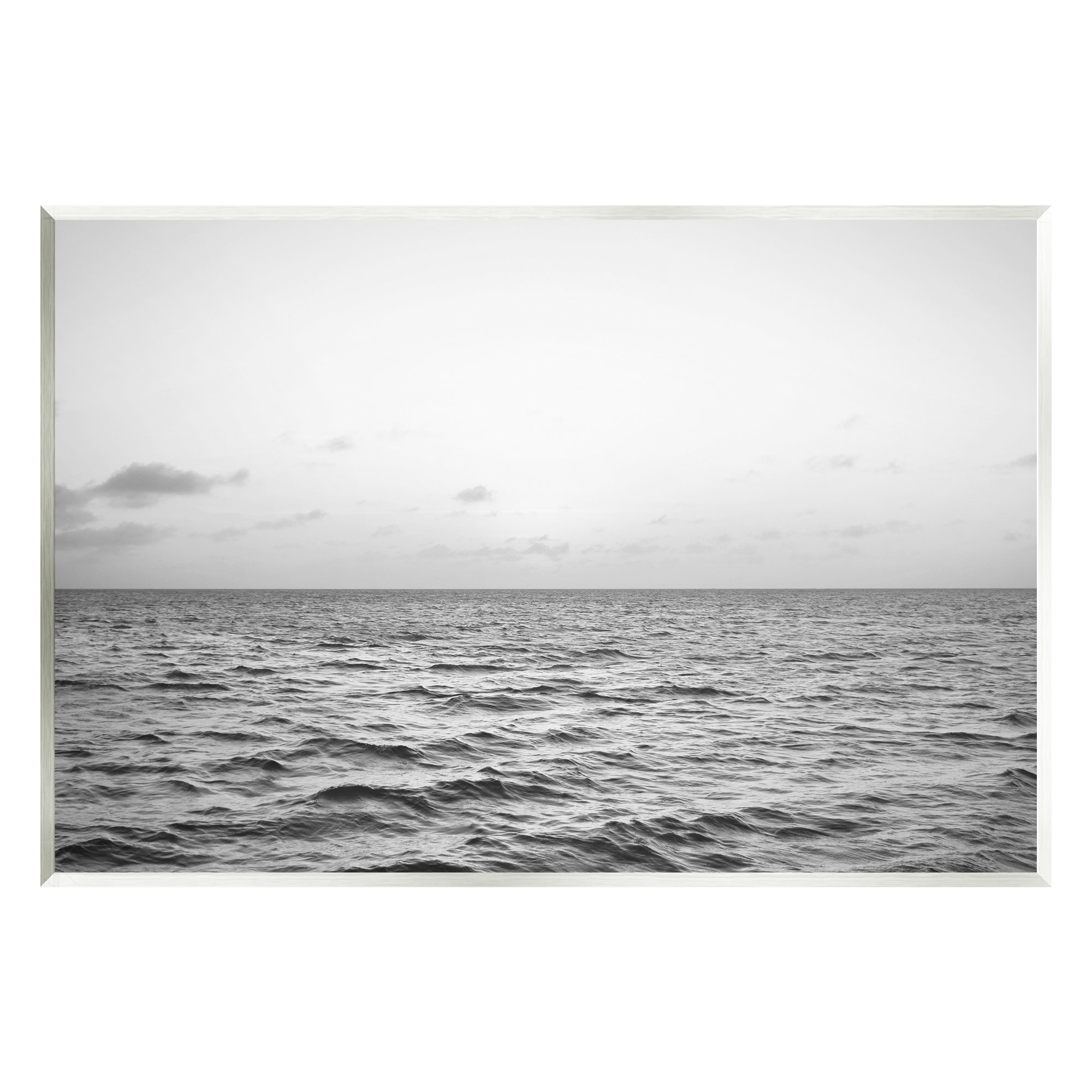 Stupell Industries Aw-675-Giclee Rough Grey Sea Waves Framed by Natalie ...