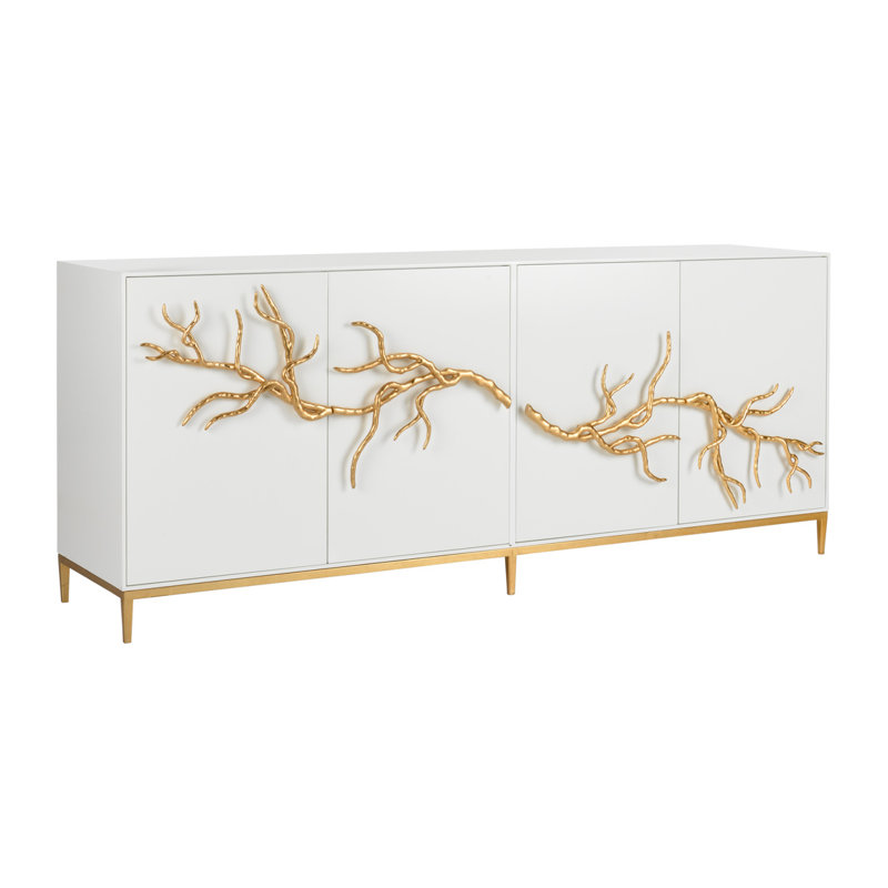 Chelsea House Branch 84" Wide Solid Wood Sideboard | Wayfair