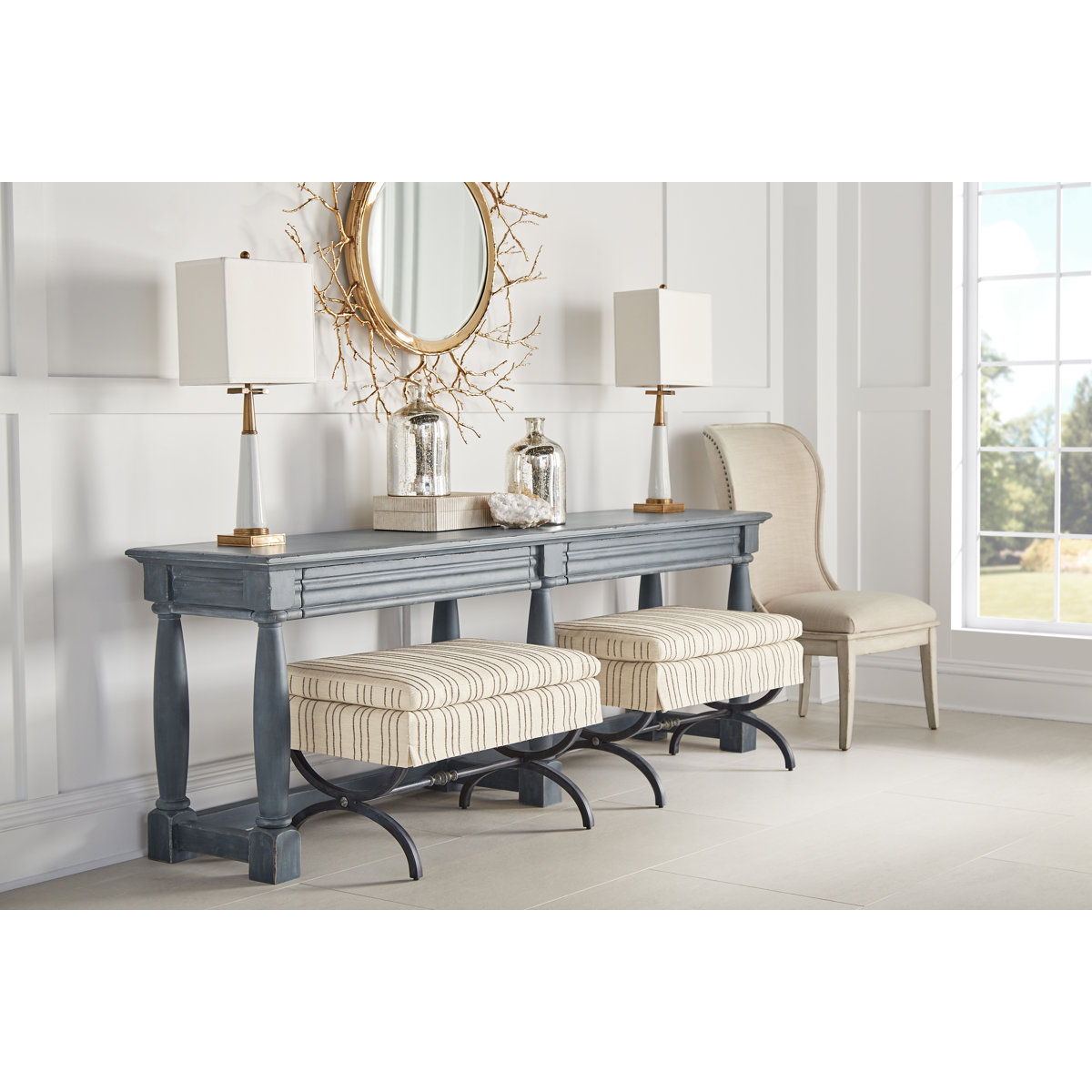 A.R.T. Alcove 90" Solid Wood Console Table | Wayfair