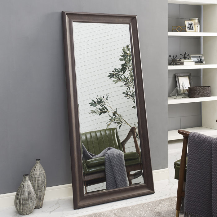 Red Barrel Studio® Duwaine Faux Wood Rectangle Mirror & Reviews | Wayfair