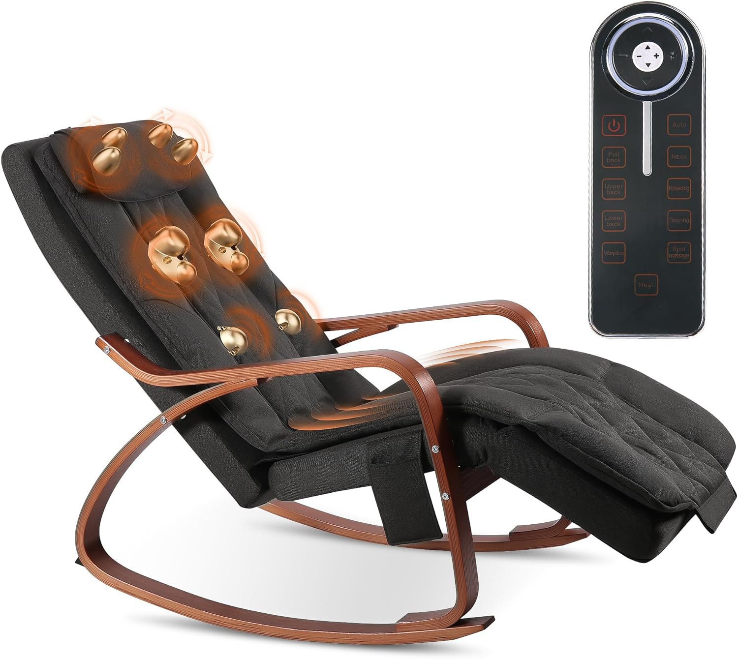 Isabelle & Max™ Alce 2-In-1 Shiatsu Back Massager and Rocking Chair ...