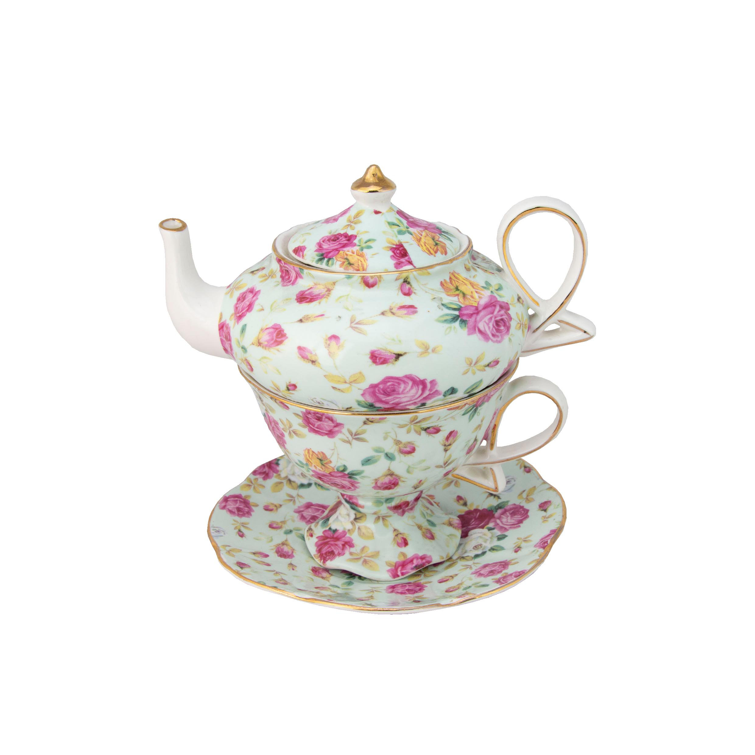 Grace's Tea Ware Porcelain Tea For One Set & Reviews | Wayfair