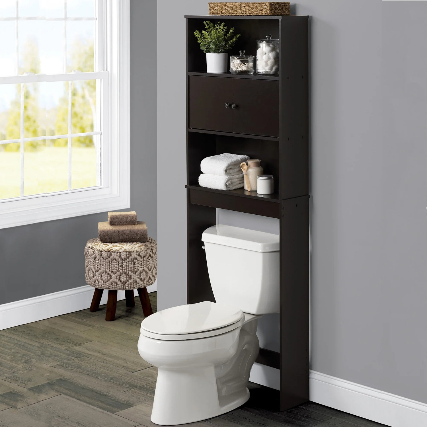 QICQA Over-The-Toilet Bathroom Space Saver Storage Cabinet | Wayfair
