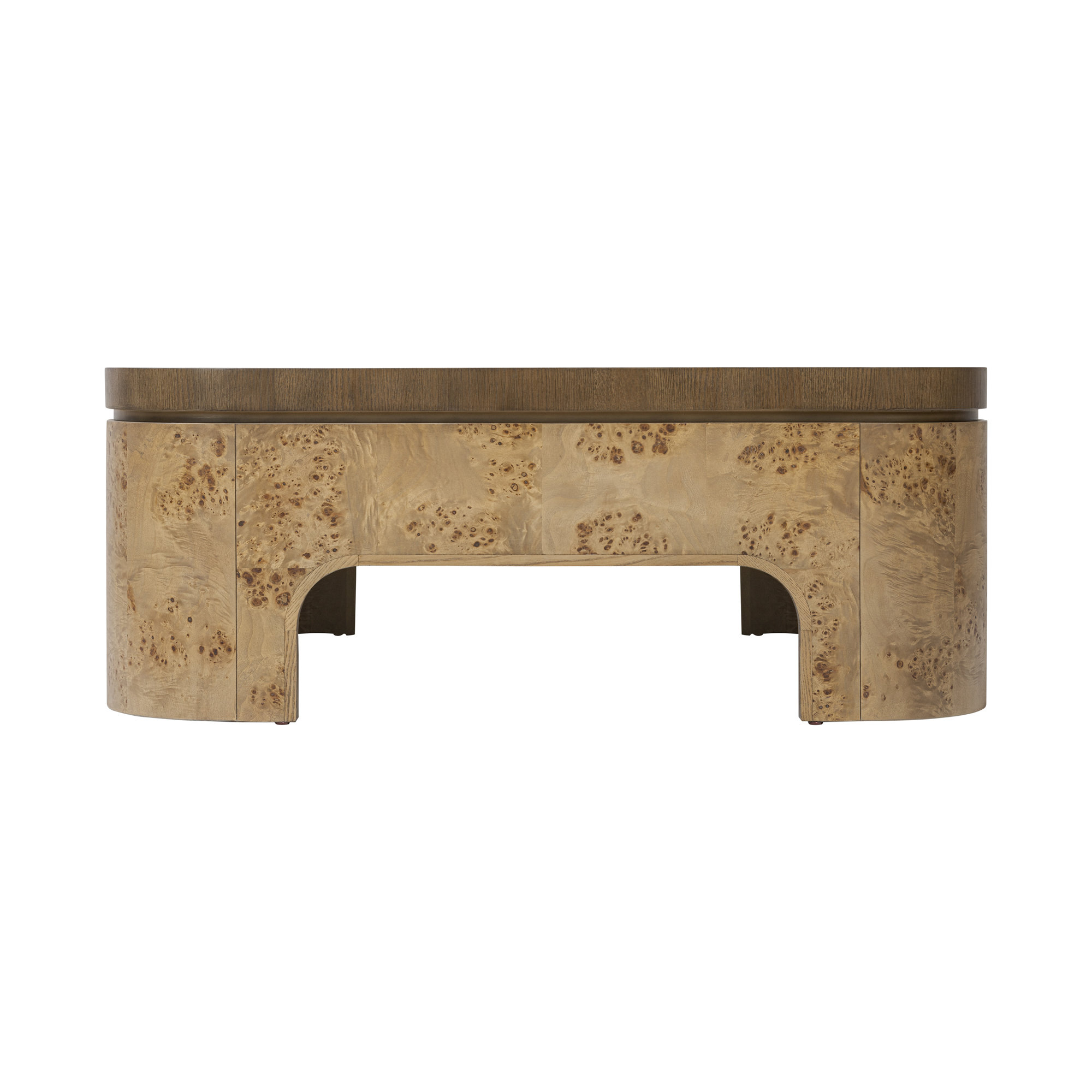 Varaluz Mckinney Coffee Table - Mushroom Oak/Mappa Burl - Wayfair Canada