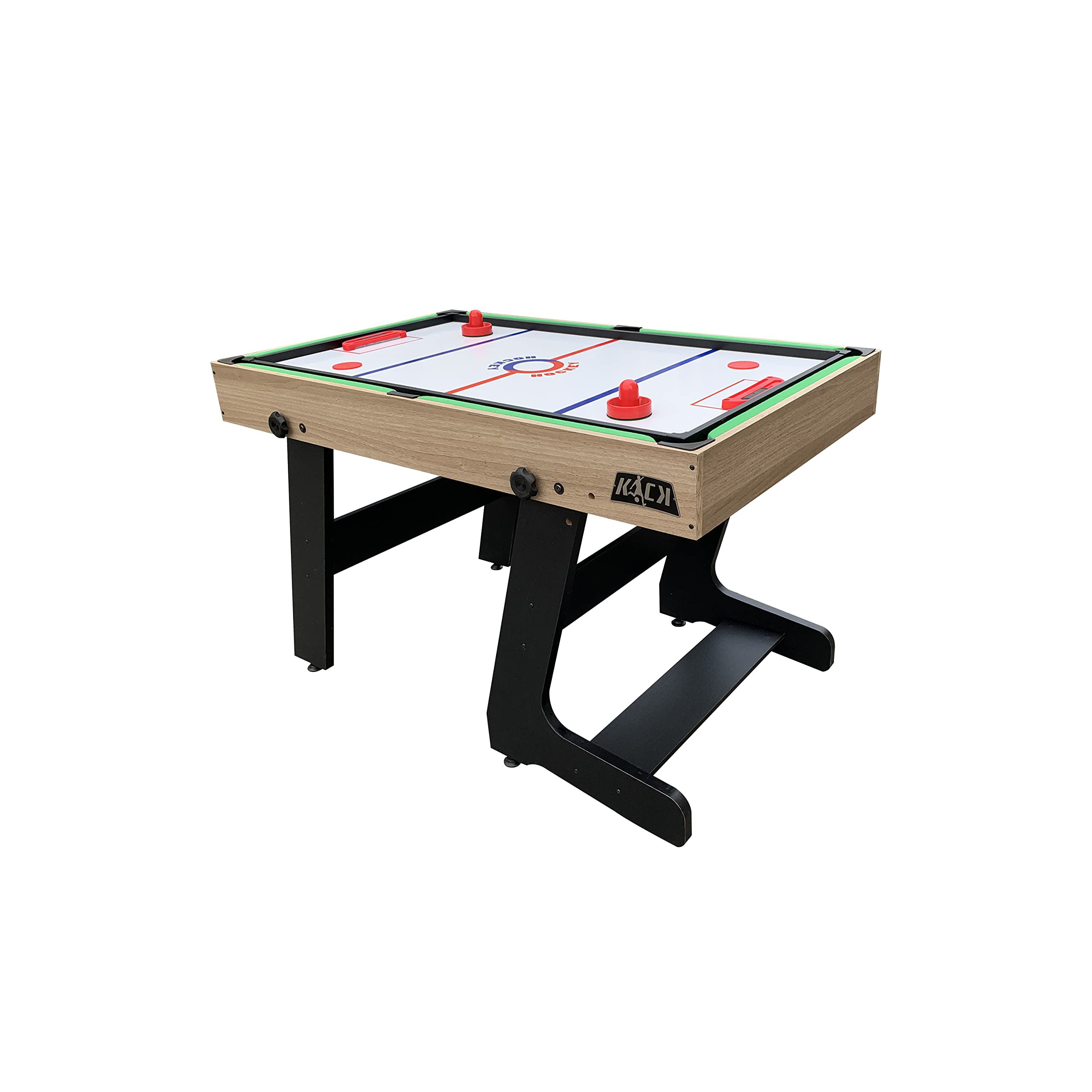 KICK Foosball Tables KICK Quatro 55″ 4-in-1 Multi Game Table Combo Arcade Set for Home, Game ...