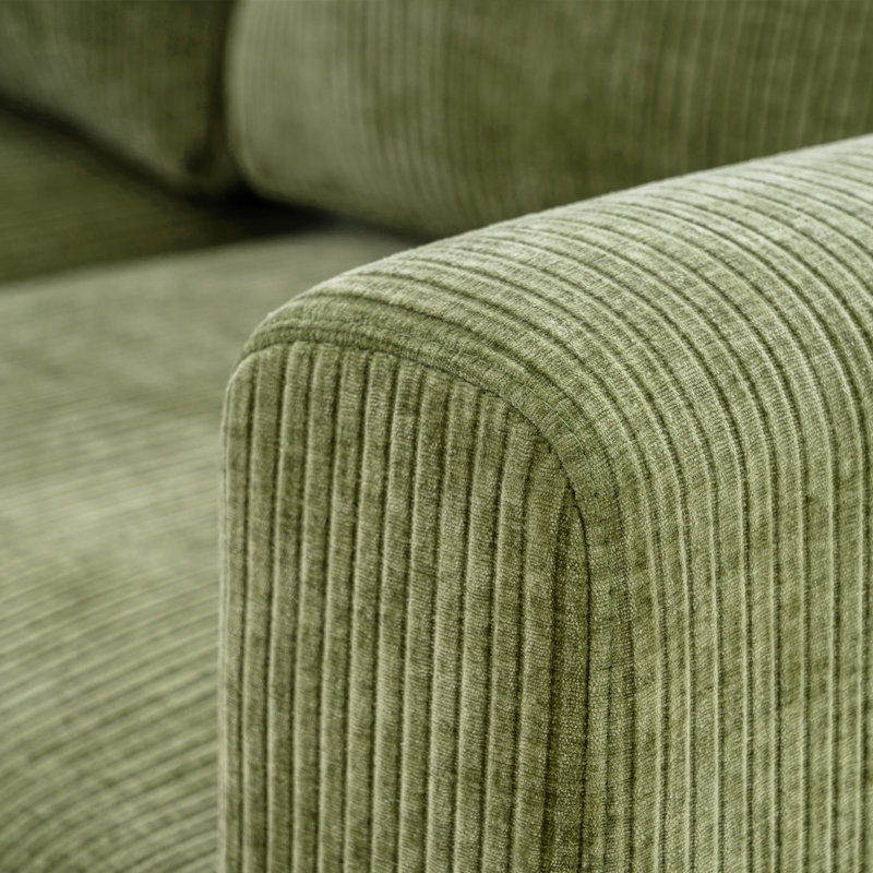 Ebern Designs Jerud Square Arm Modular Loveseat | Wayfair