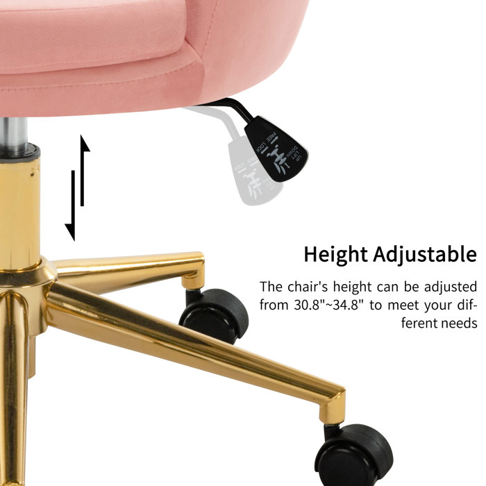 Furnimart Upholstered Swivel Task Chair & Reviews | Wayfair