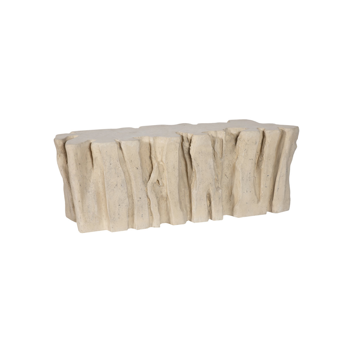 Phillips Collection Freeform Root Bench, Roman Resin | Perigold