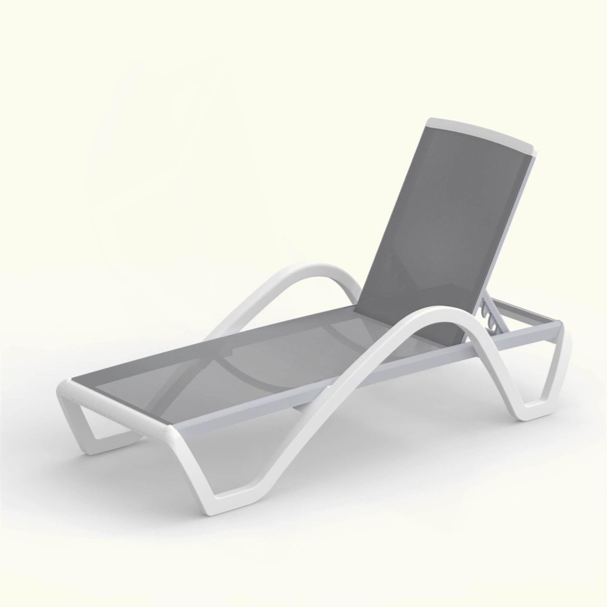 Ivy Bronx Patio Chaise Lounge Adjustable Aluminum Pool Lounge Chairs With Arm All Weather Pool ...