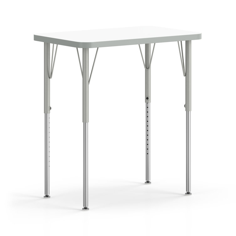 HON Build Rectangle Particle Board Adjustable Height Collaborative Desk ...