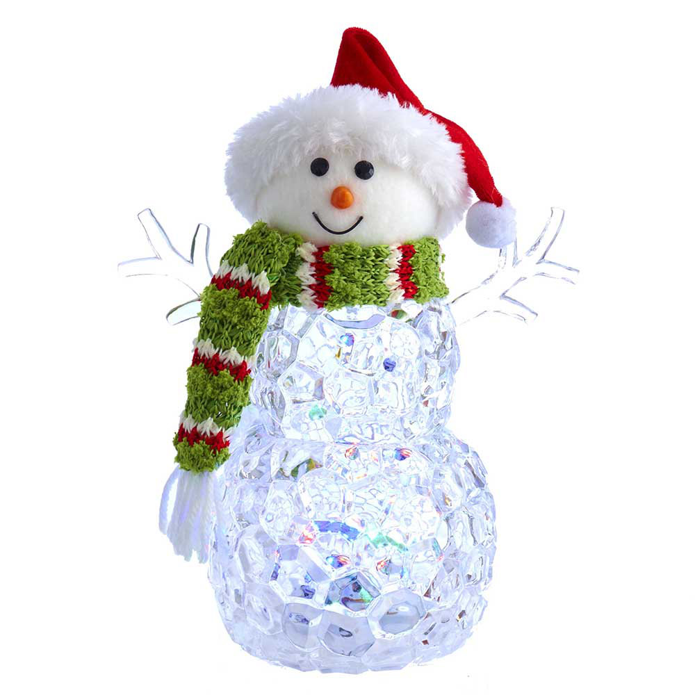 Kurt Adler Battery-Operated Light-Up Snowman Table Piece | Wayfair