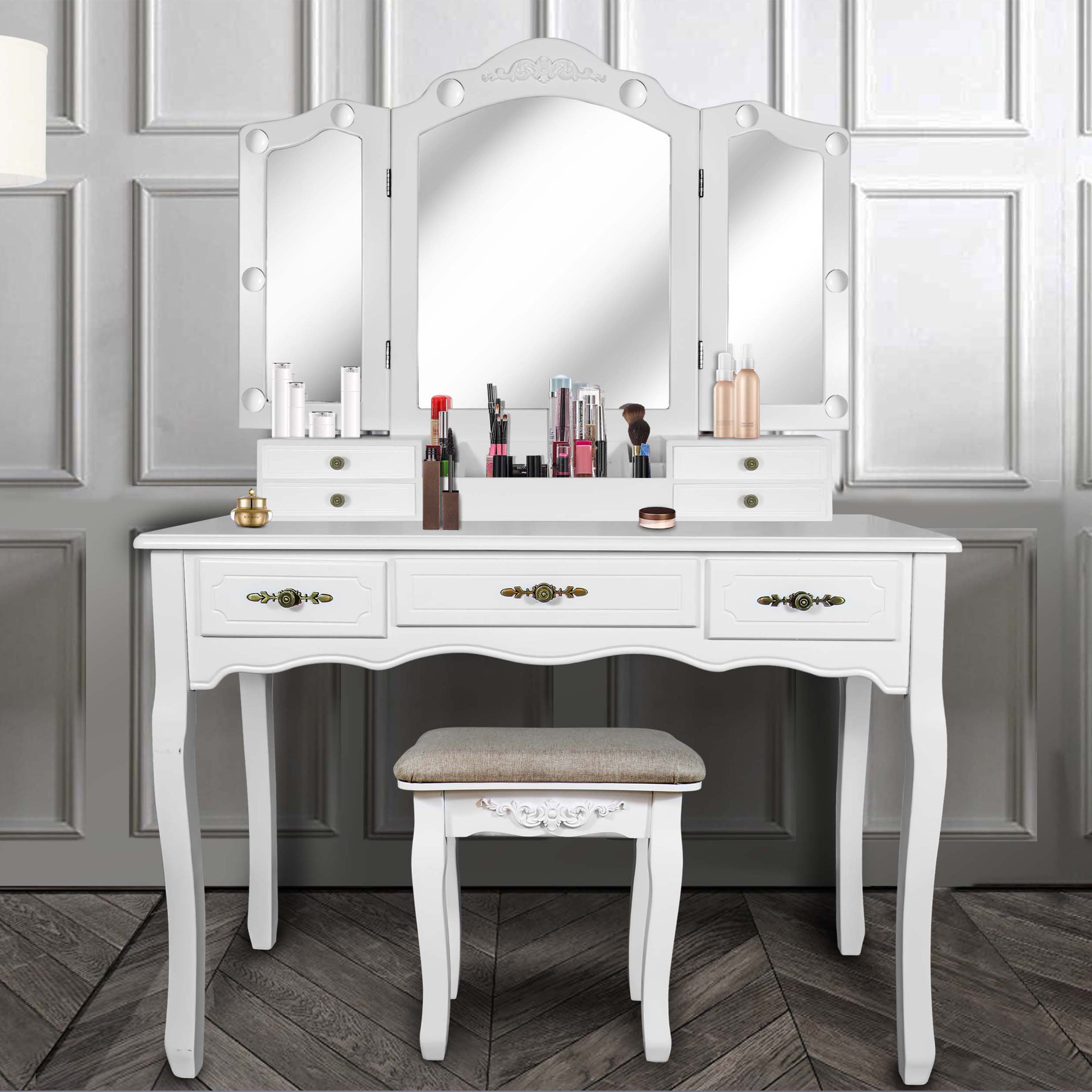 House of Hampton Eclipse Vanity Set with Mirror & Reviews - Wayfair Canada