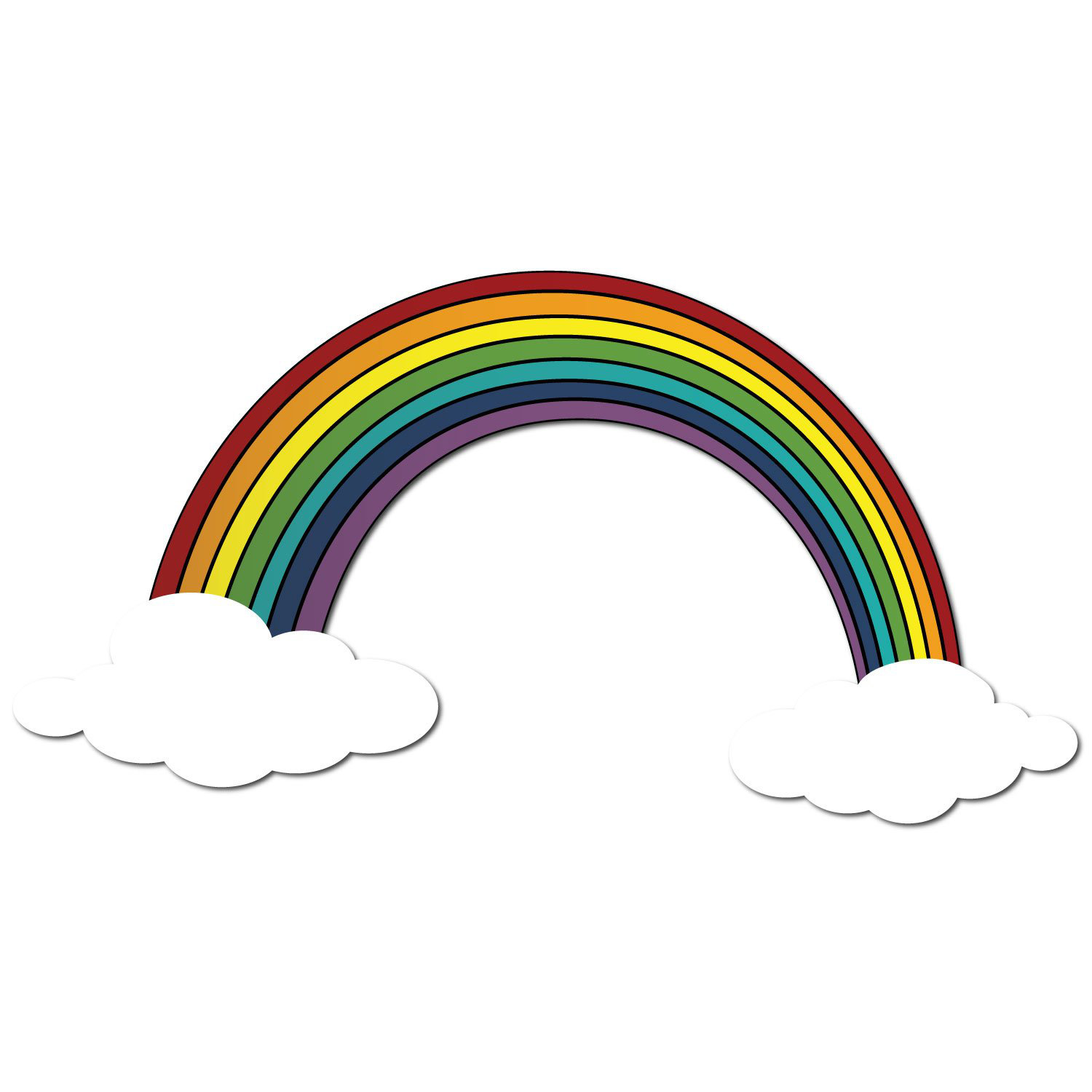 Isabelle & Max™ Rainbow Wall Decal | Wayfair