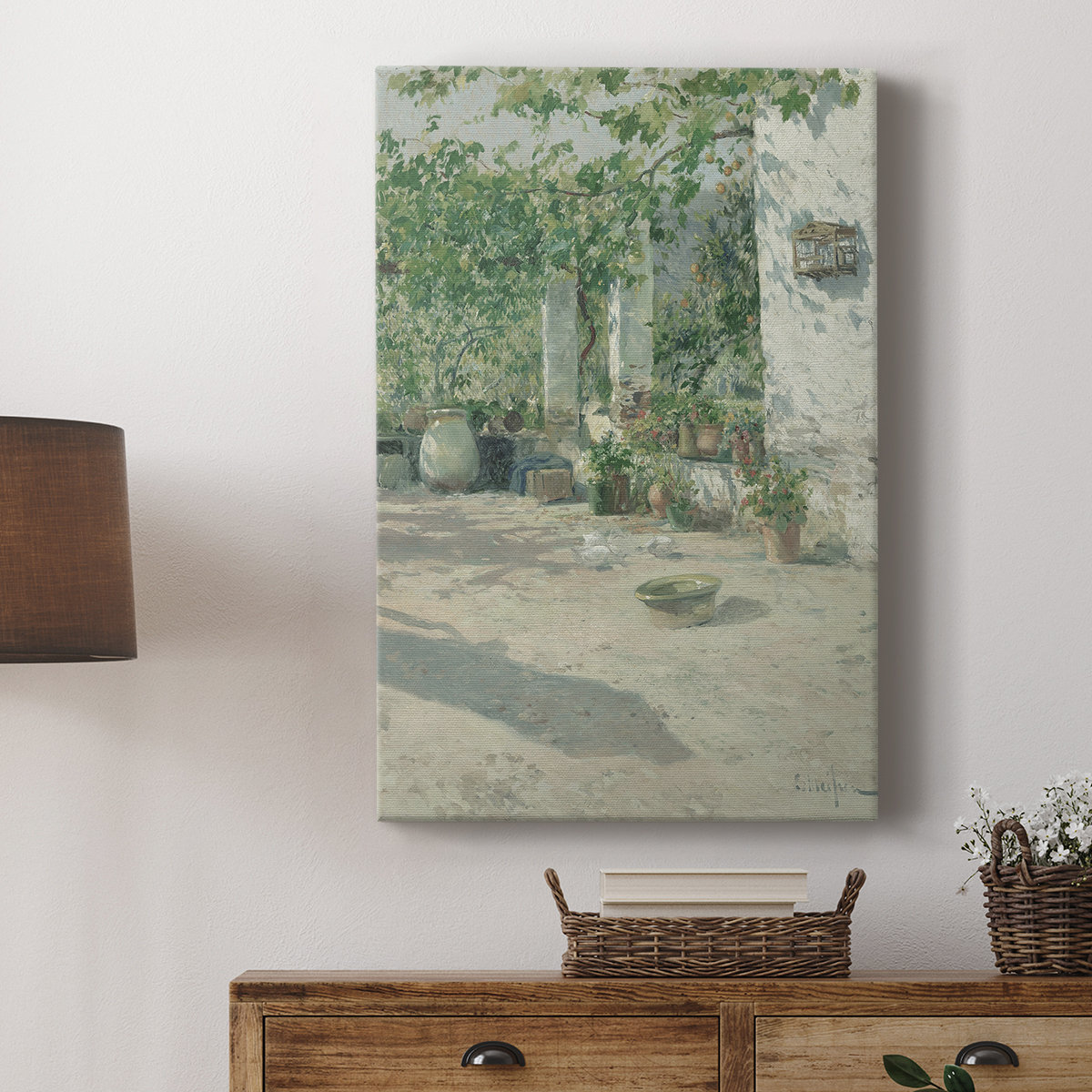 Lark Manor™ Vintage Floral Print CLVII -Gallery Wrapped Cavas | Wayfair