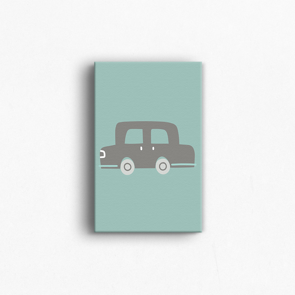 Mason & Marbles Baby Frame 12 X 18 My Little Grey Car - Wayfair Canada