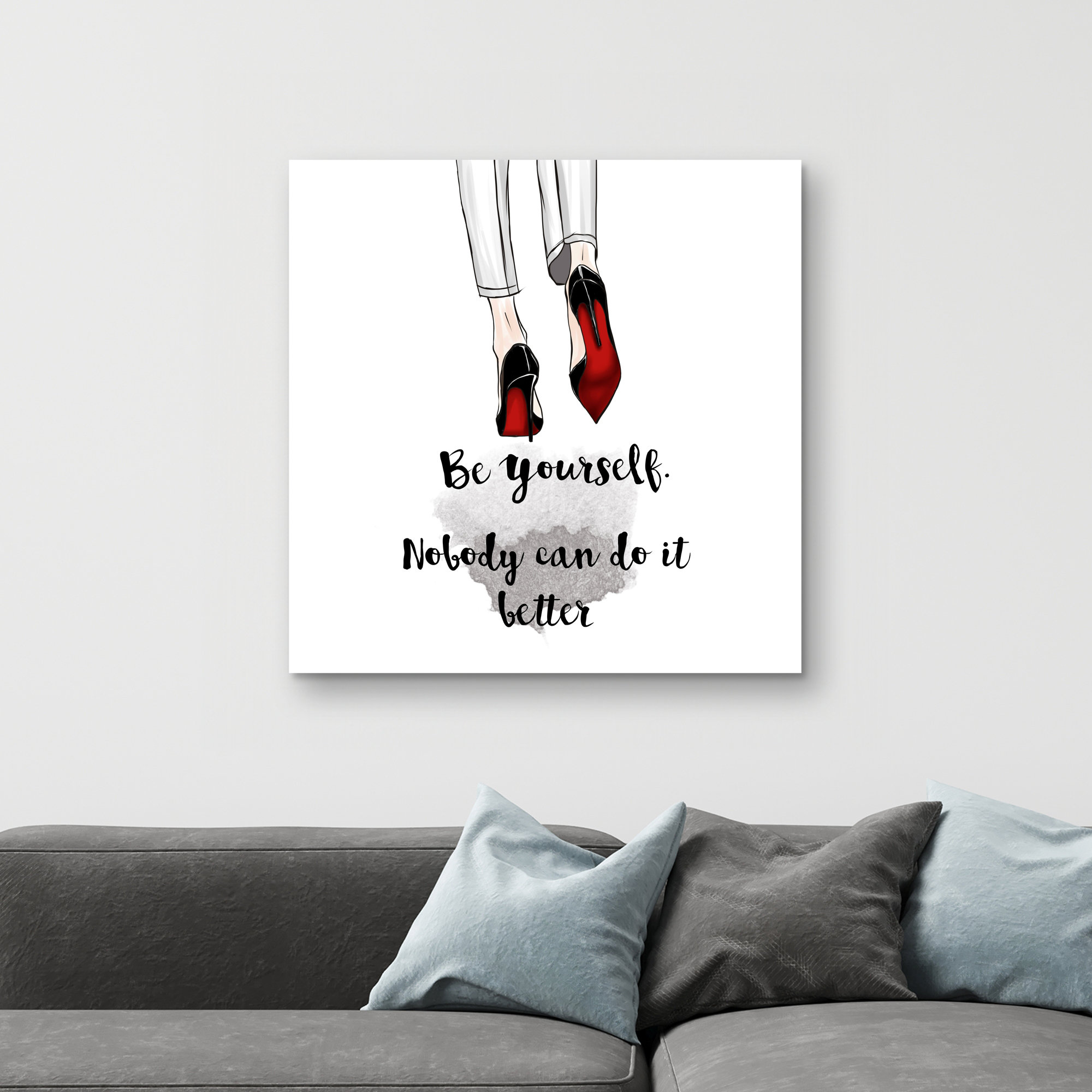 Begin Edition International Inc. Be yourself - 32"x32" art on canvas ...