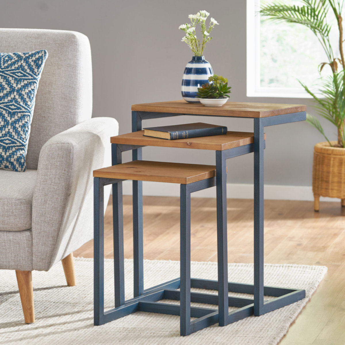 Latitude Run® Leblanc Solid Wood C Table & Reviews - Wayfair Canada