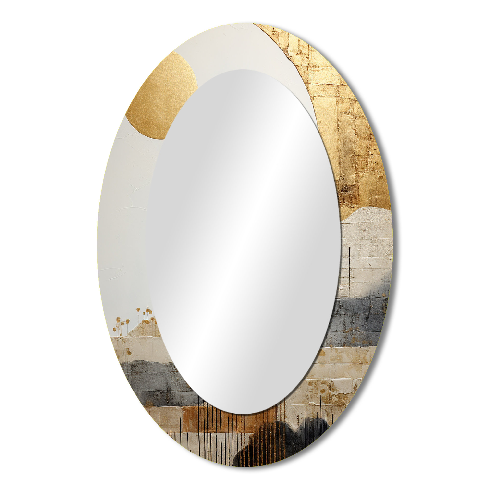 Mercer41 Farmstead Elegance Countryside - Country Oval Wall Mirror ...