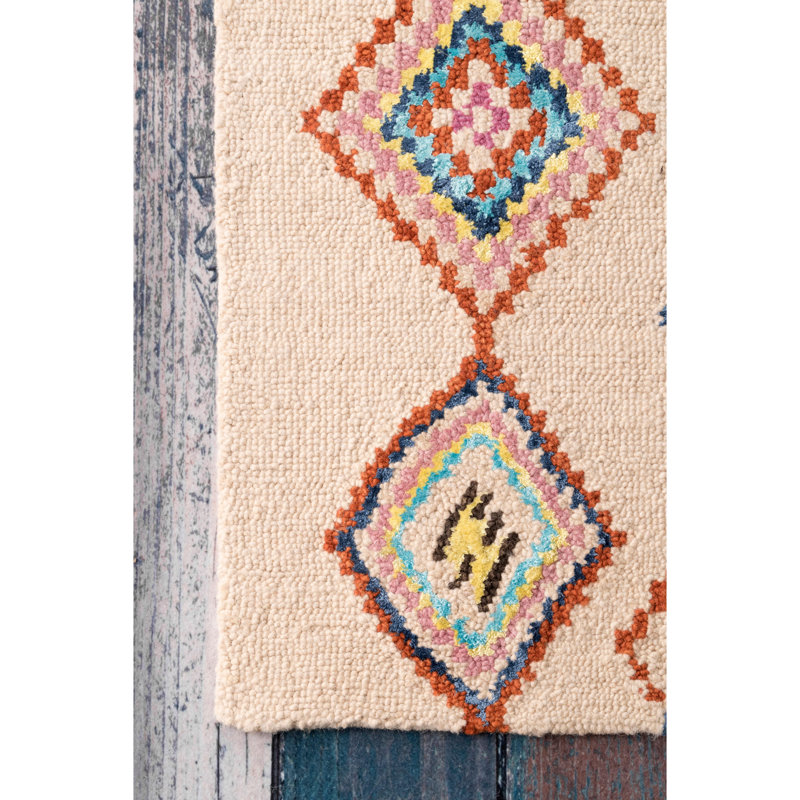 Mack & Milo™ Agostini Moroccan Hand Tufted Wool Rug & Reviews | Wayfair