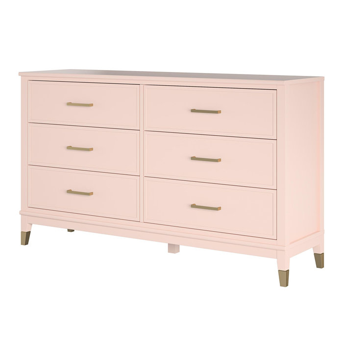 CosmoLiving by Cosmopolitan Westerleigh 6 Drawer 56.77" W Double ...