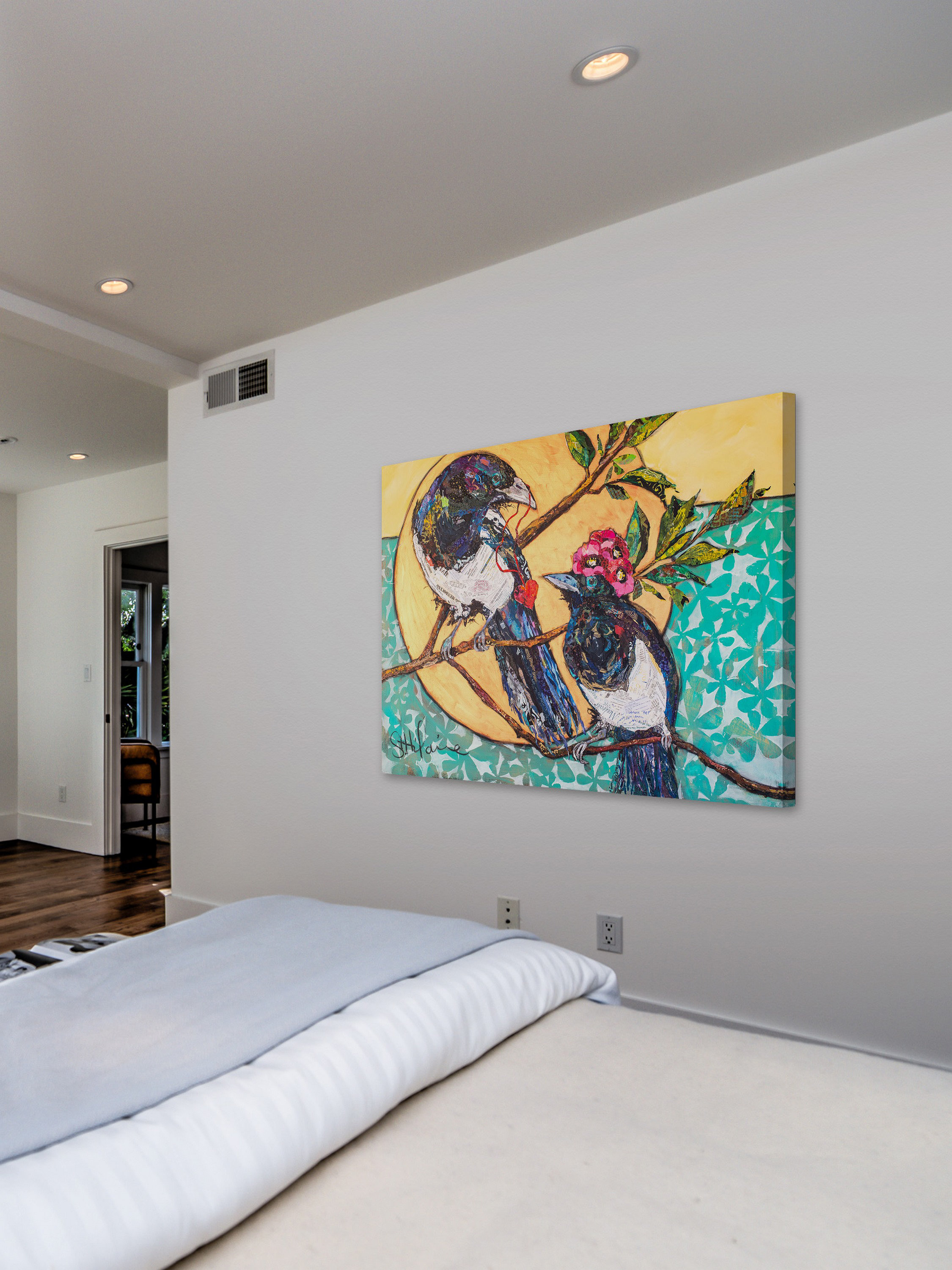 Marmont Hill "Inseparable" Painting Print on Wrapped Canvas | Wayfair